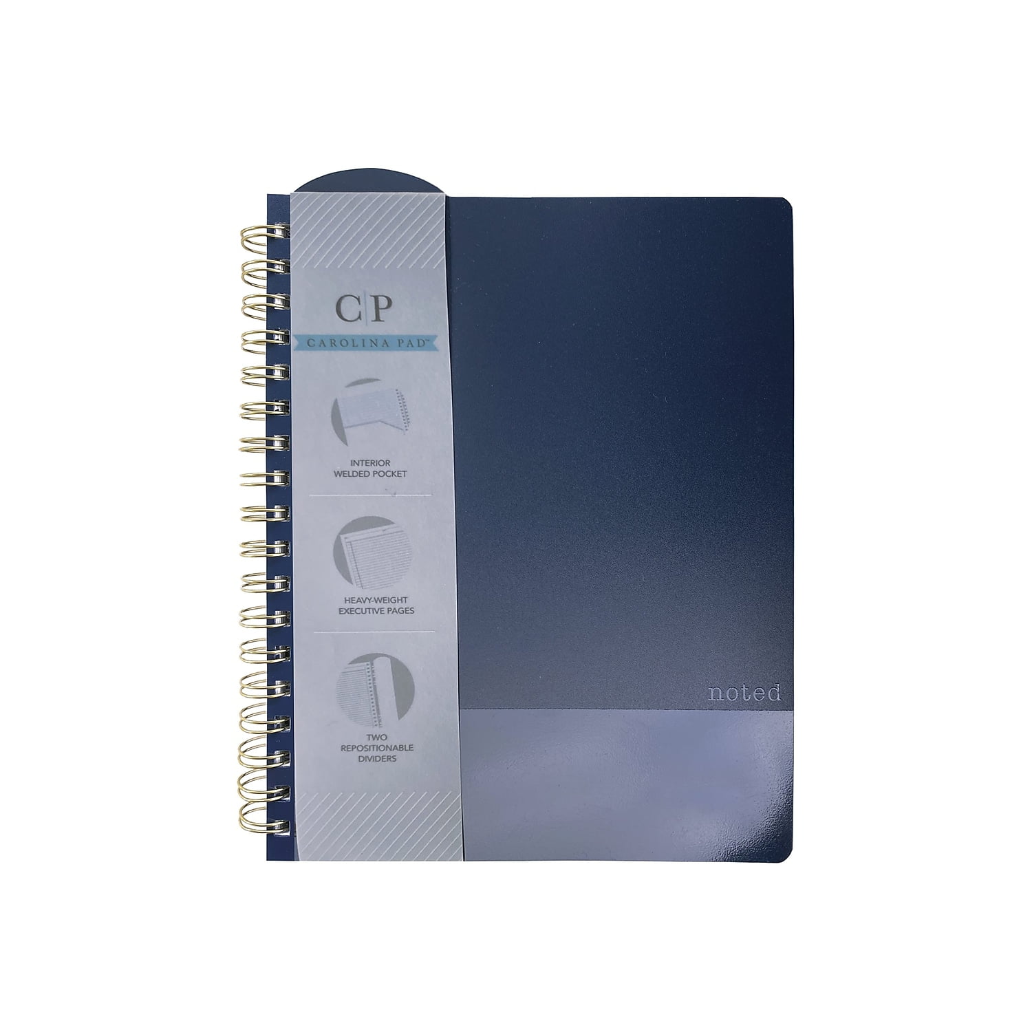 Carolina Pad Professional Notebook 7.88" x 9.94" Narrow Ruled 100 ...