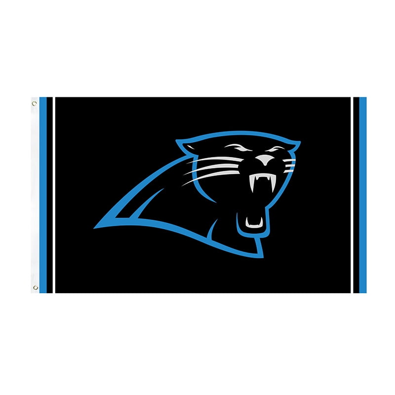 Carolina_Panther Flag,Black Blue, Gifts for Football Sport Fans Garden ...