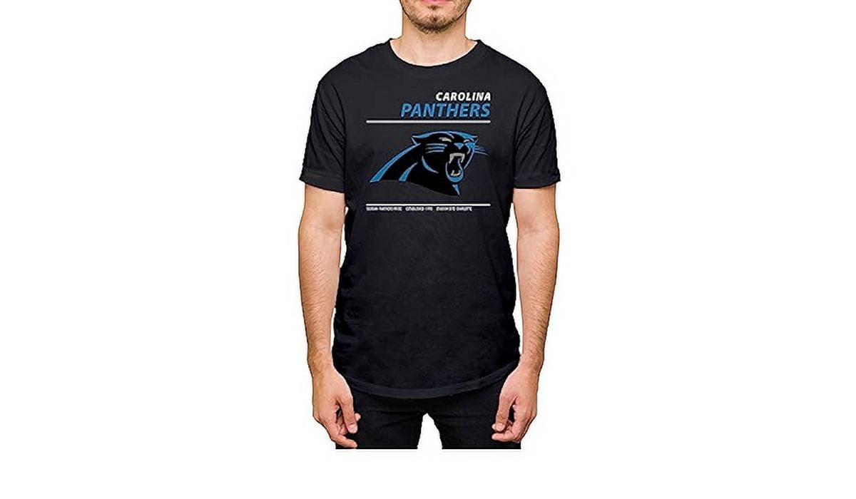 Carolina Panther Logo And Stats T-Shirt Shirt, Size Xl, Tee Dark ...