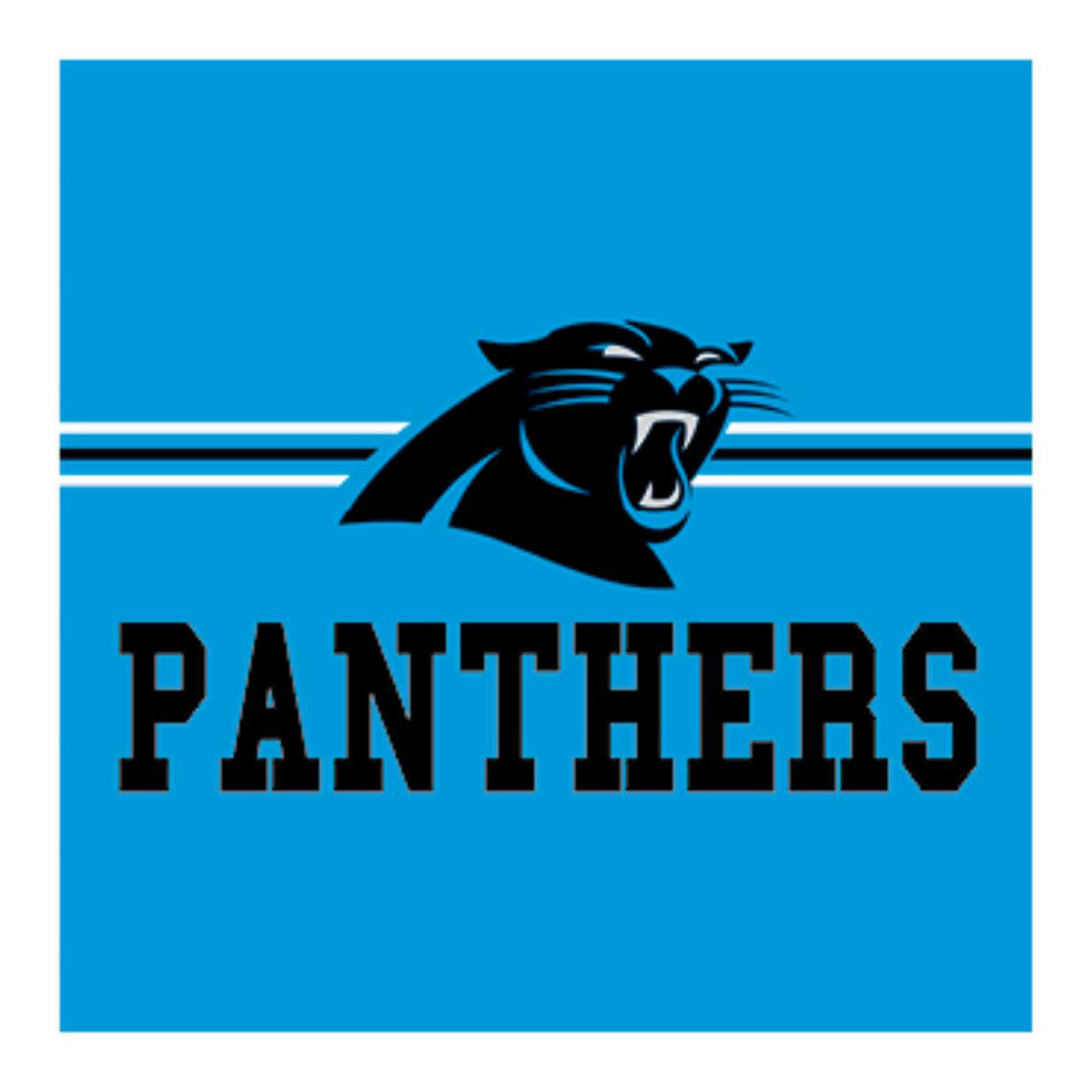 Carolina Panthers 12" x 12" Movable Wall Tile Sign - Walmart.com