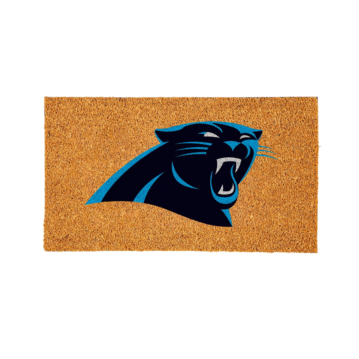 Carolina Panthers 28" x 16" Logo Turf Mat - Walmart.com