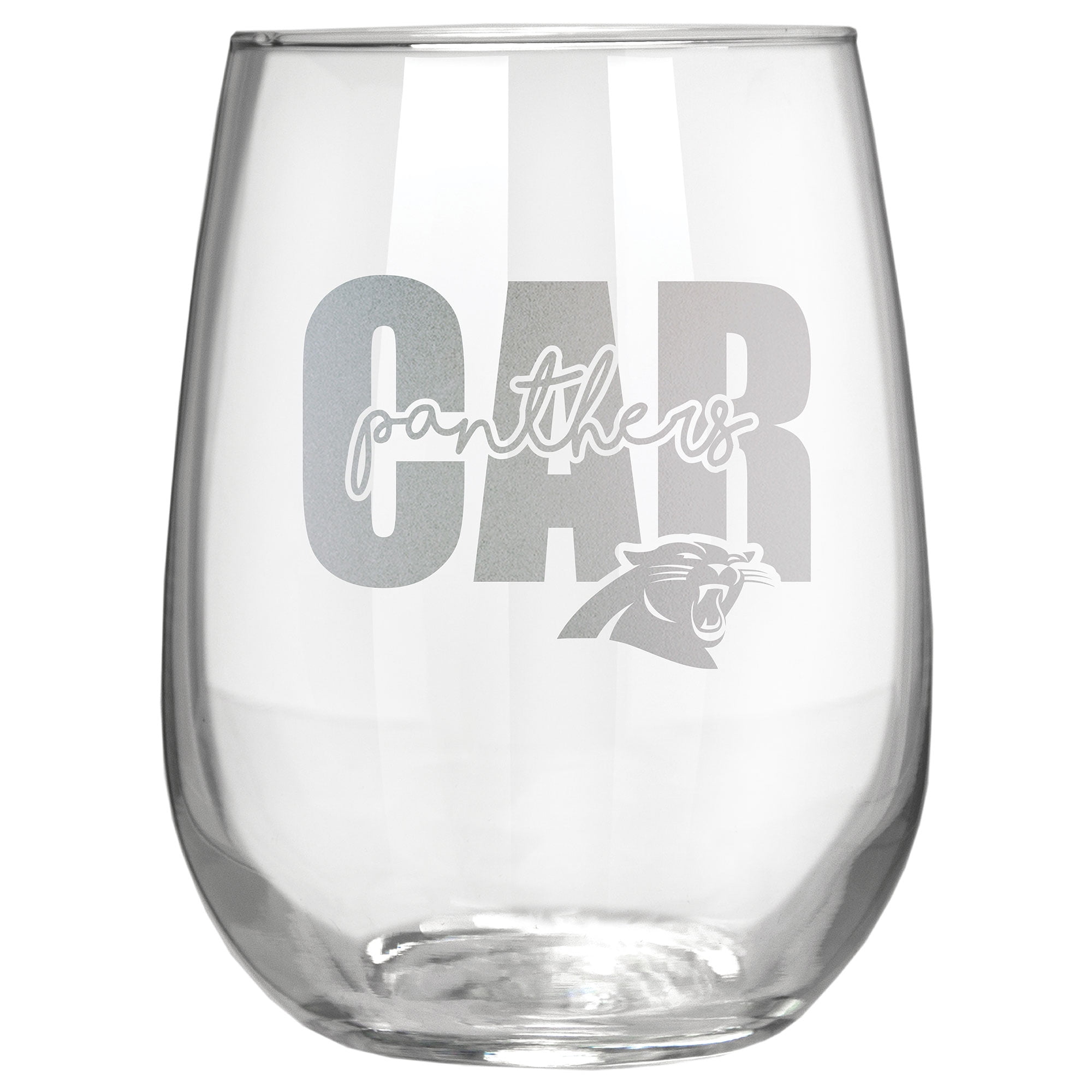 Carolina Panthers Etched 17oz. City Stemless Wine Glass - Walmart.com