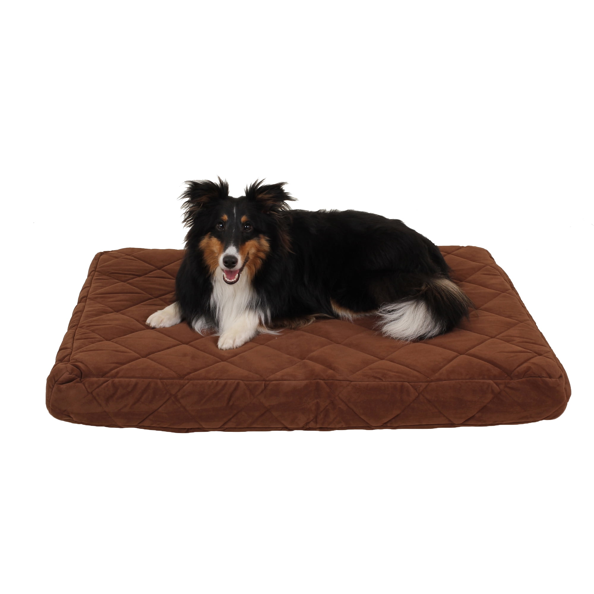 Carolina Pet Quilted Orthopedic Jamison Pet Bed - Chocolate, Small ...