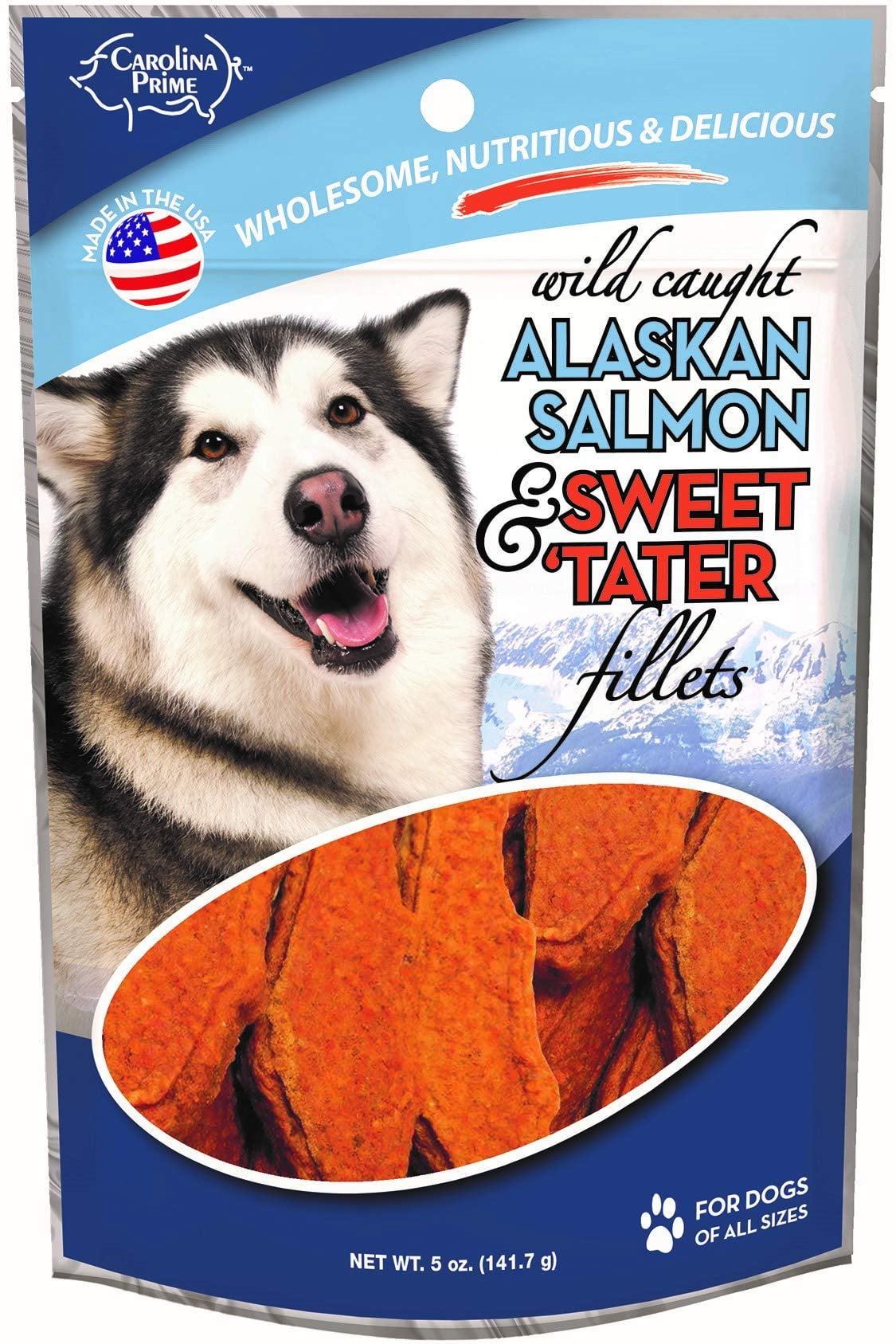 Carolina Prime Pet 45111 OIF8 Salmon And Sweet Tater Fillets Treat For ...
