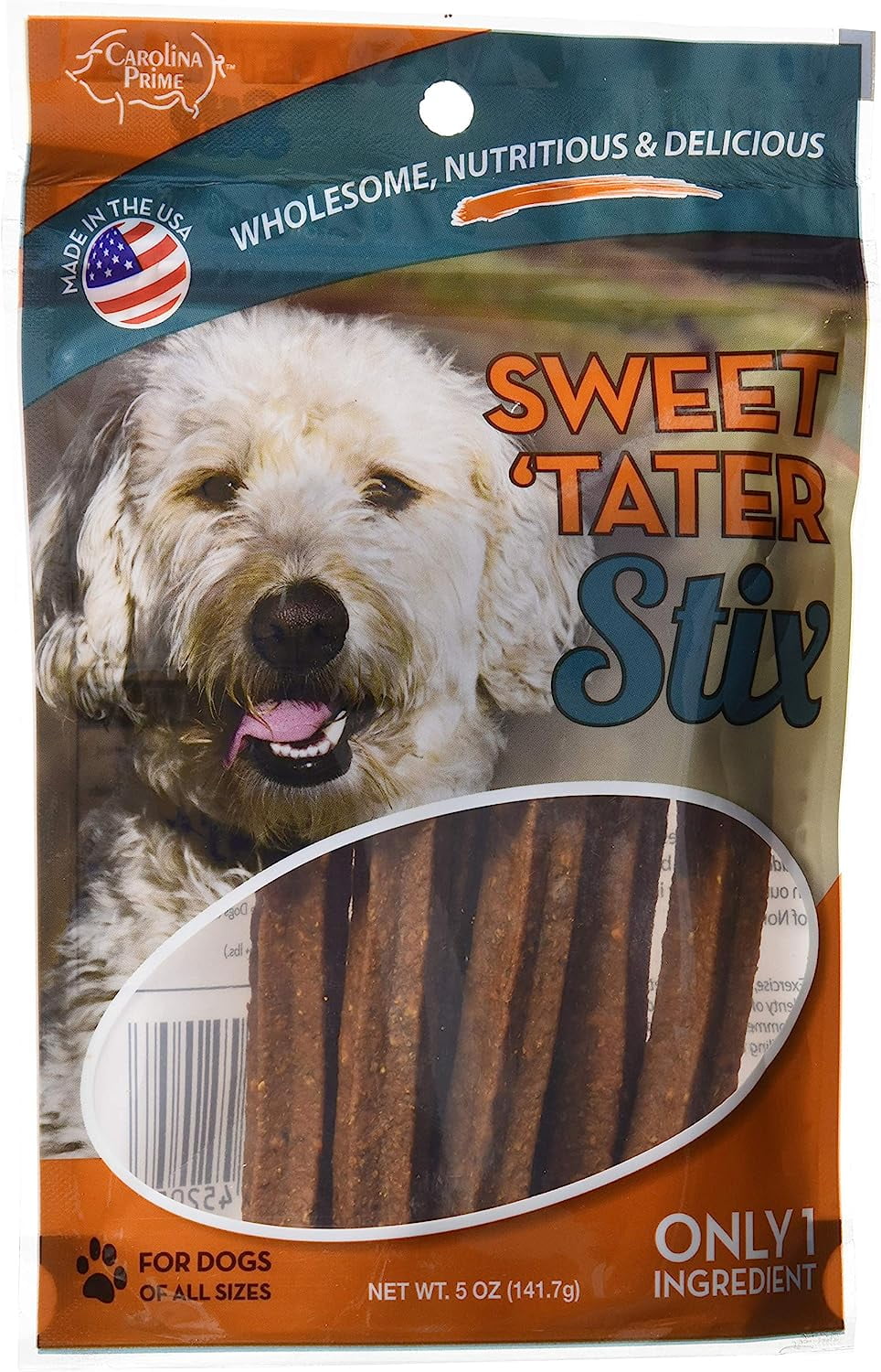 Carolina Prime Sweet Tater Stix Dog Treats : 5 oz - Walmart.com