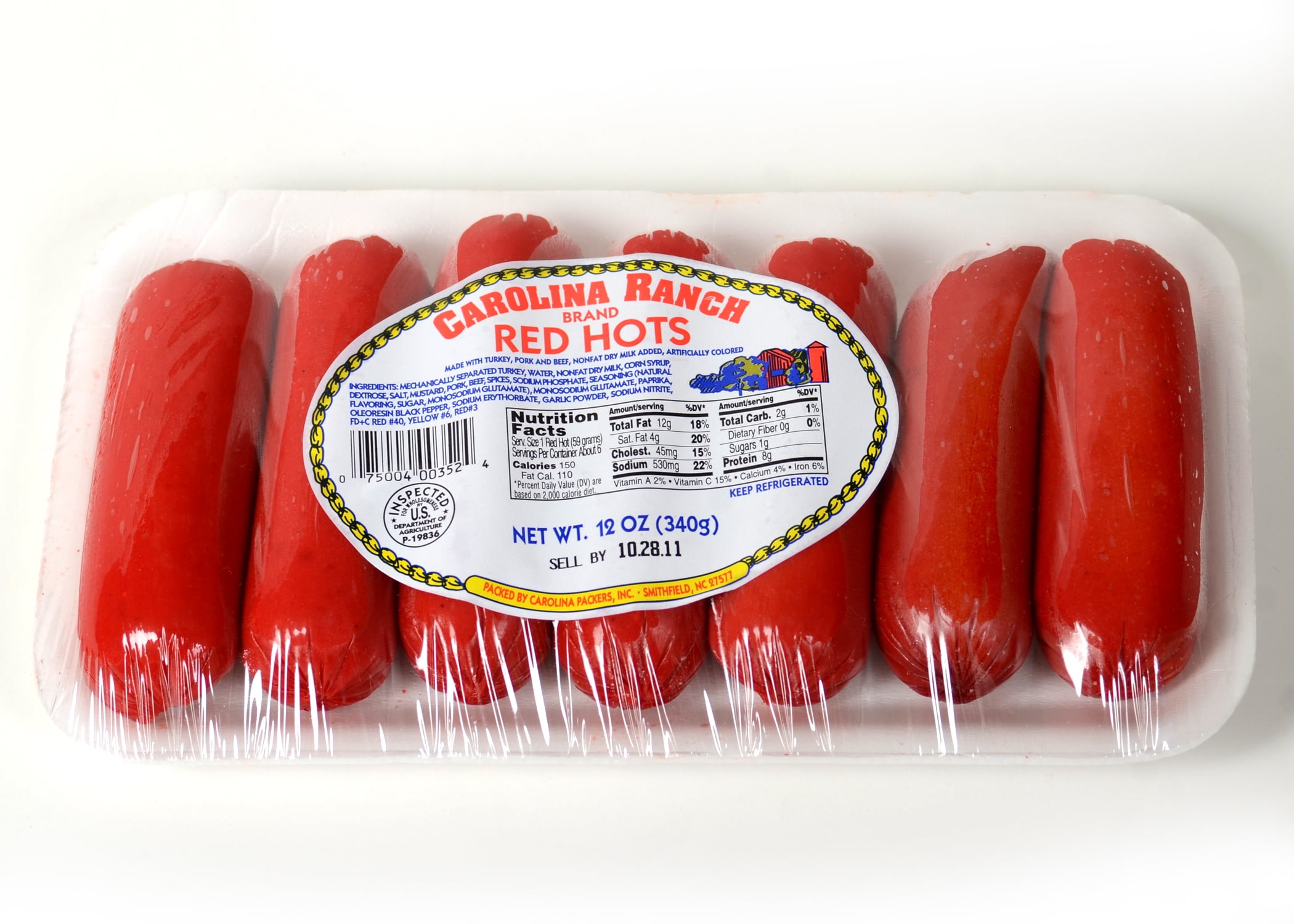 Carolina Ranch Red Hots, 12 oz - Walmart.com