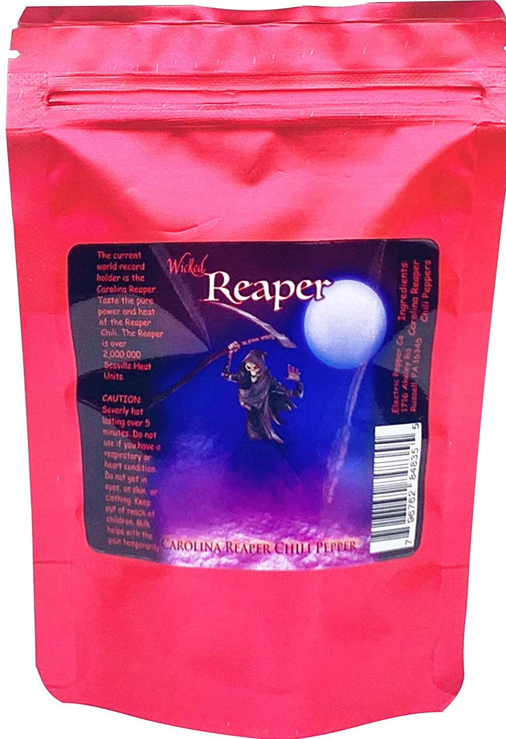 Wicked Reaper Carolina Reaper Chili Peppers, World's Hottest Dried ...
