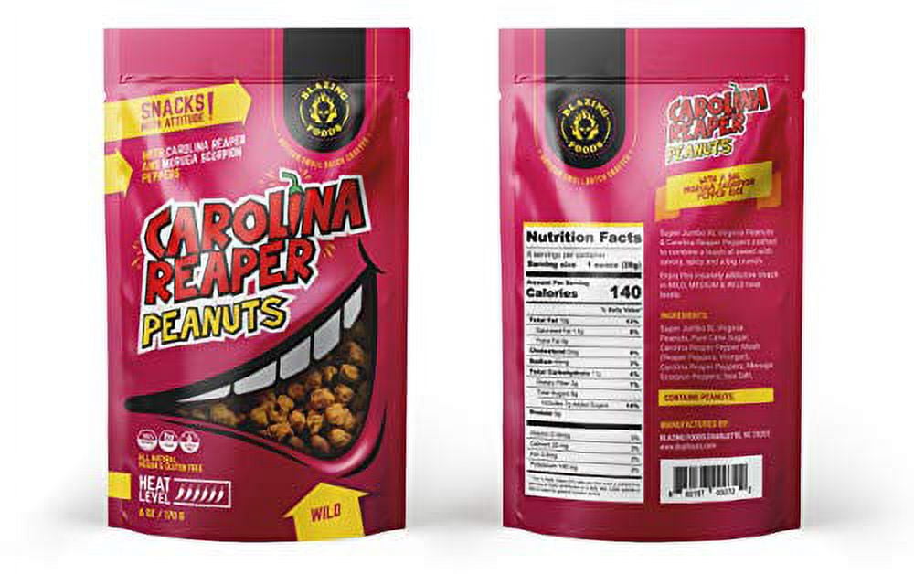 Carolina Reaper Peanuts - Wild - Walmart.com