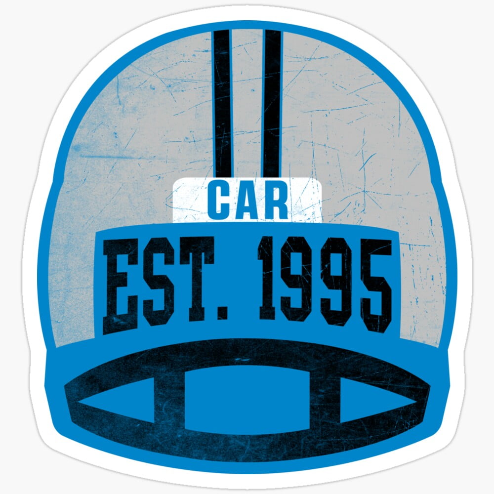 Carolina Retro Throwback Football Helmet Sticker Phone Decal Water ...