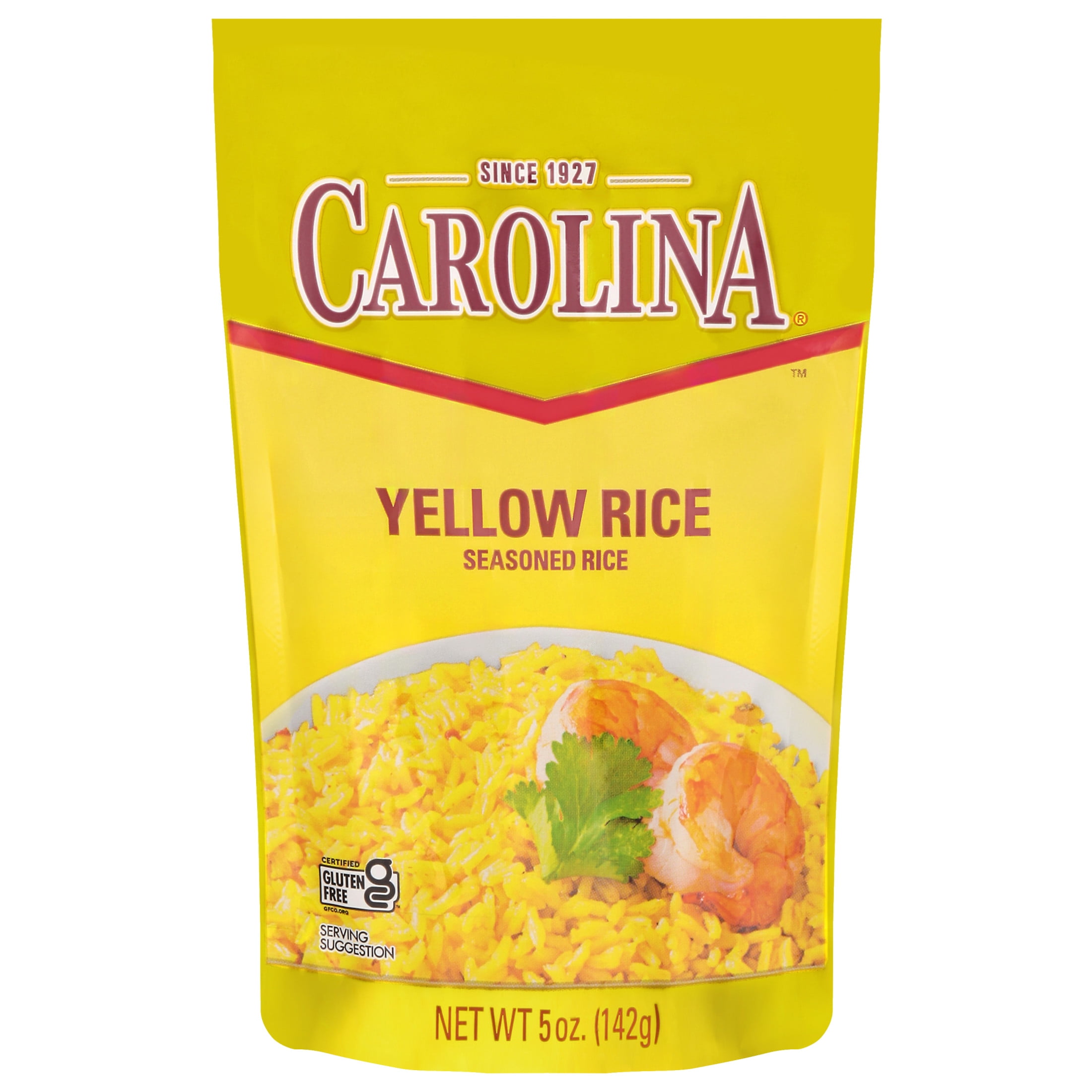 Carolina Seasoned Saffron Yellow Rice, Long-Grain Rice with Spices, 5 ...