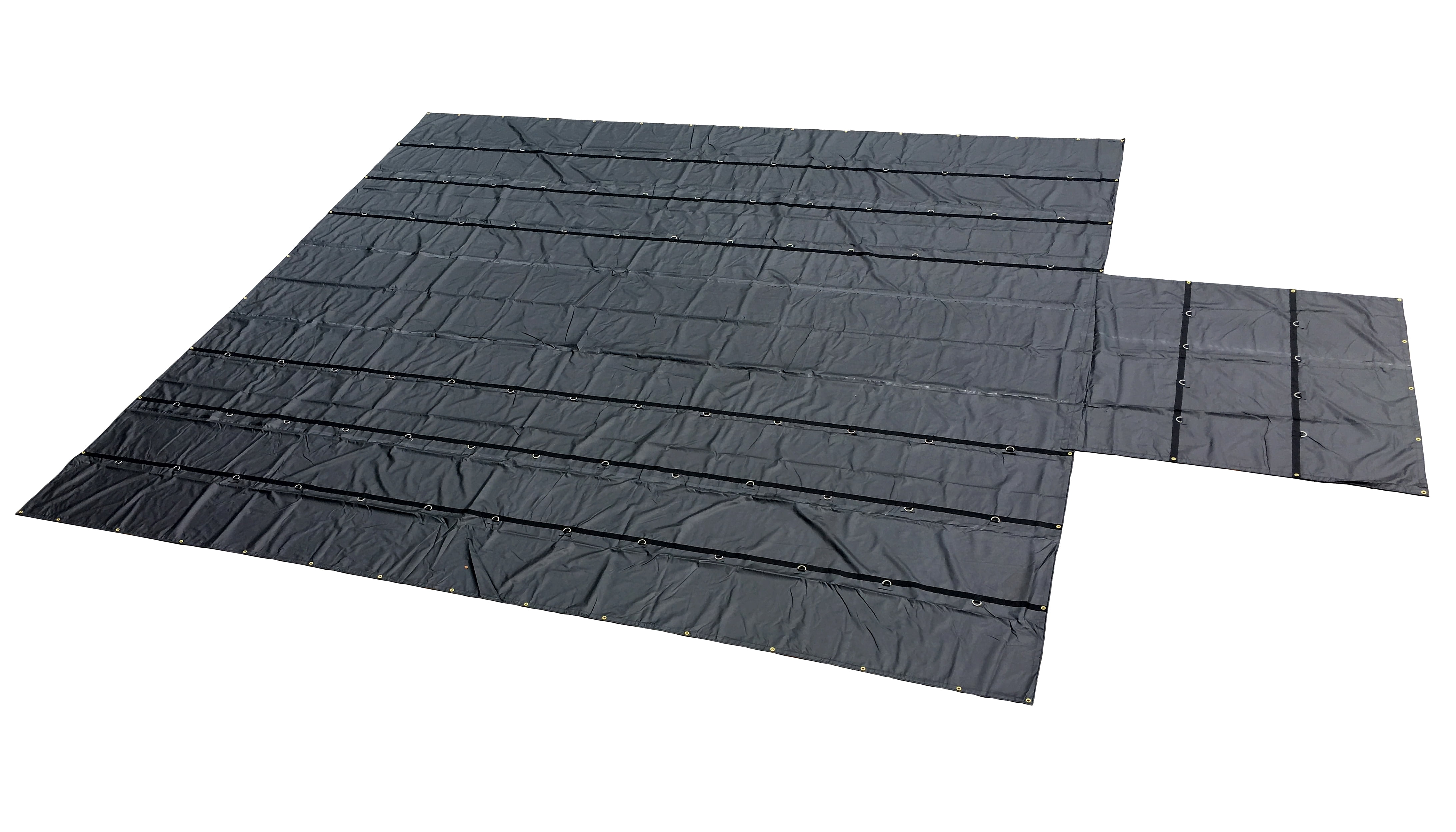 Carolina Tarps Lumber Tarp 6' Drop - Vinyl Tarp for Flatbed Trucks 20 ...