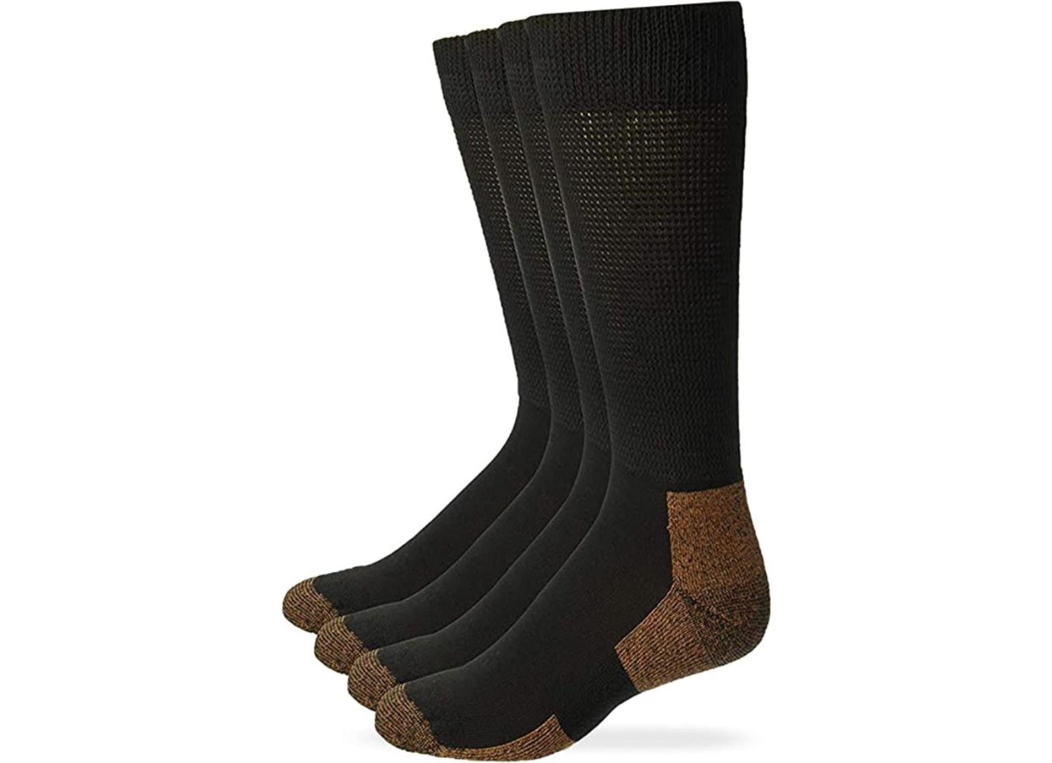 Carolina Ultimate Mens Cupron Copper Non-Binding Seamless Toe Socks ...