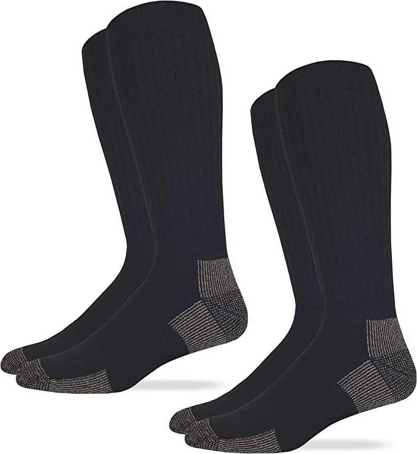 Carolina Ultimate Mens Work Socks, 2 Pack, Big & Tall Steel Toe Boot ...