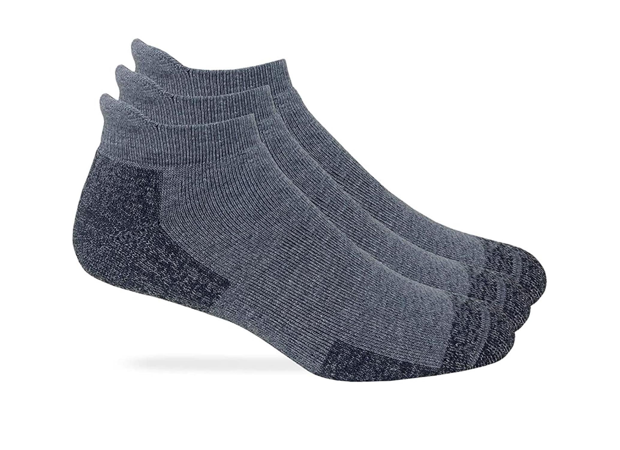 Carolina Ultimate Mens Ultra Dri Low Cut Heel Tab Athletic Socks 3 Pair ...