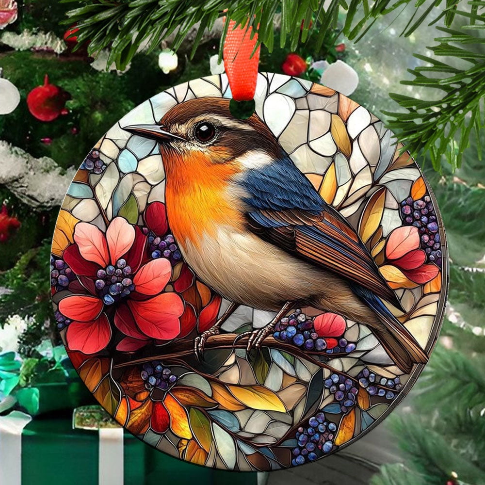 Carolina Wren 1 Ceramic/Acrylic Christmas Ornament, Sweetheart Love ...