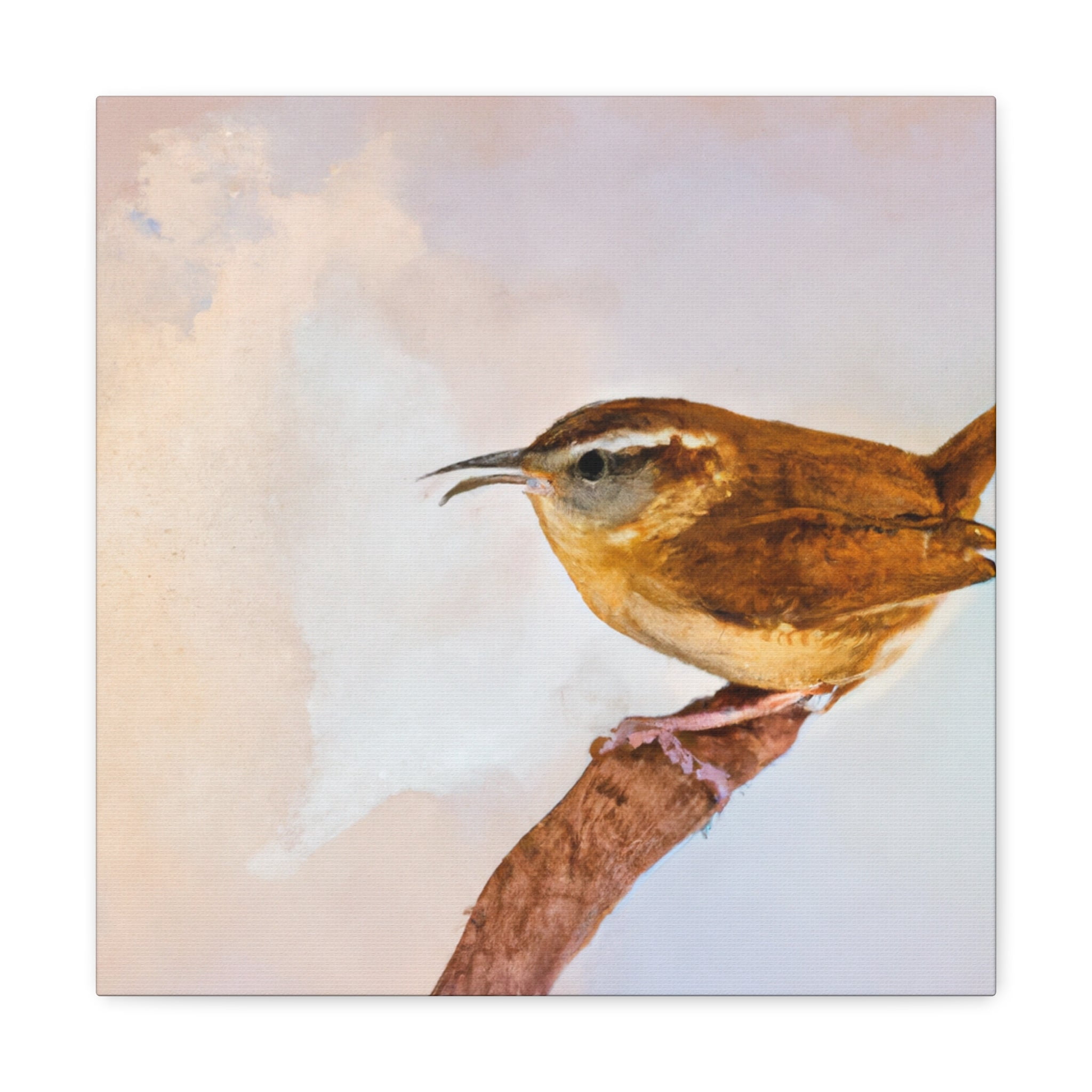 Carolina Wren Portrait - Canvas - Walmart.com