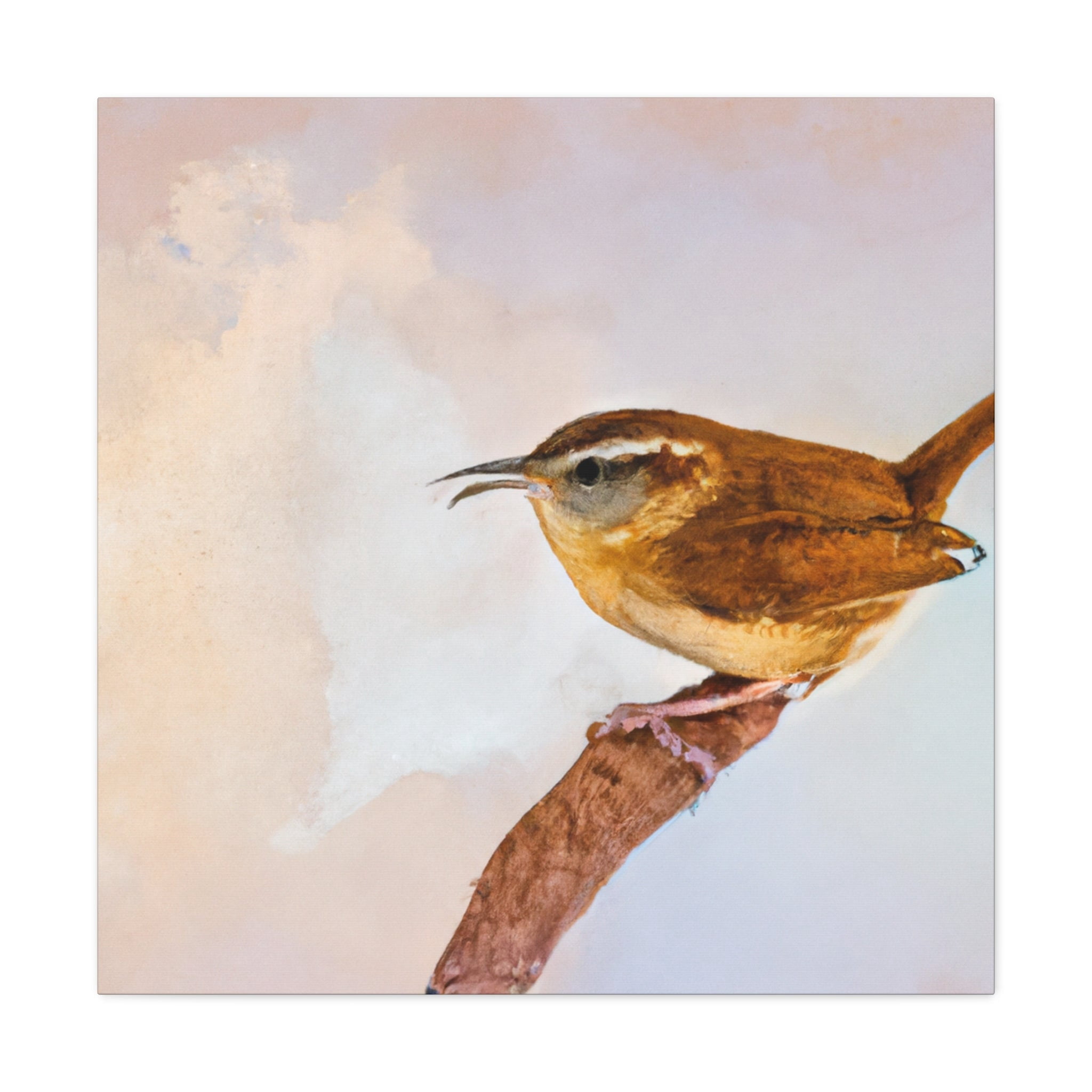 Carolina Wren Portrait - Canvas - Walmart.com