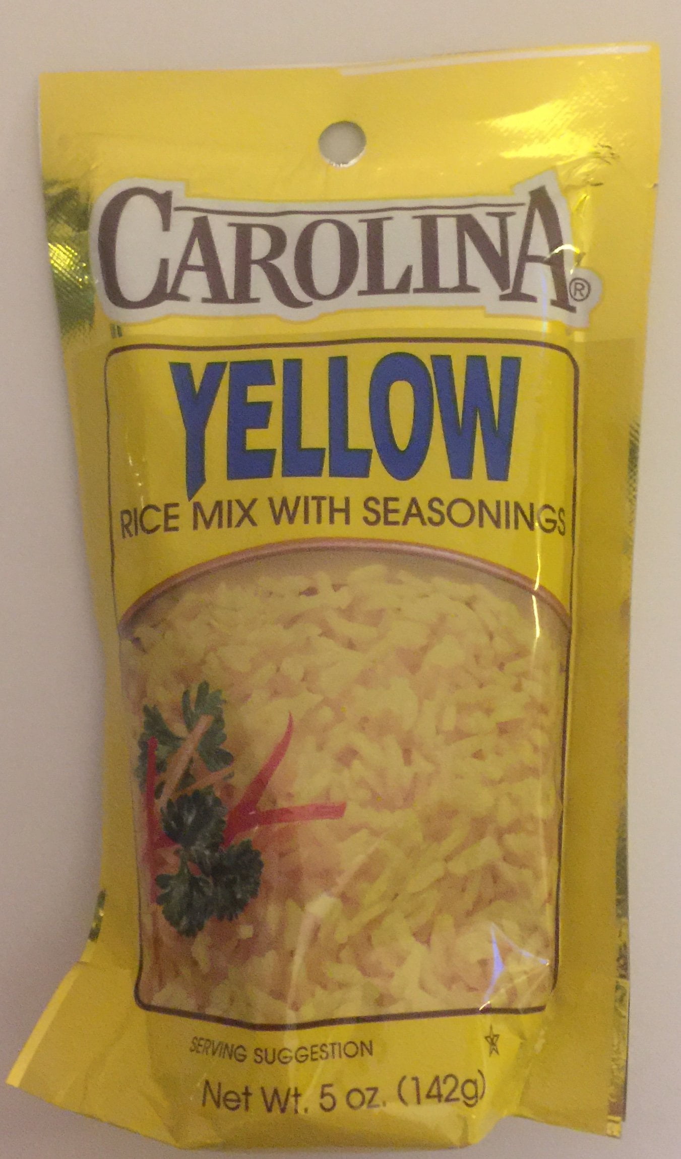 Carolina Yellow Rice Mix CM31 With Seasoning - 5 Ounce Pouches (Pack of ...