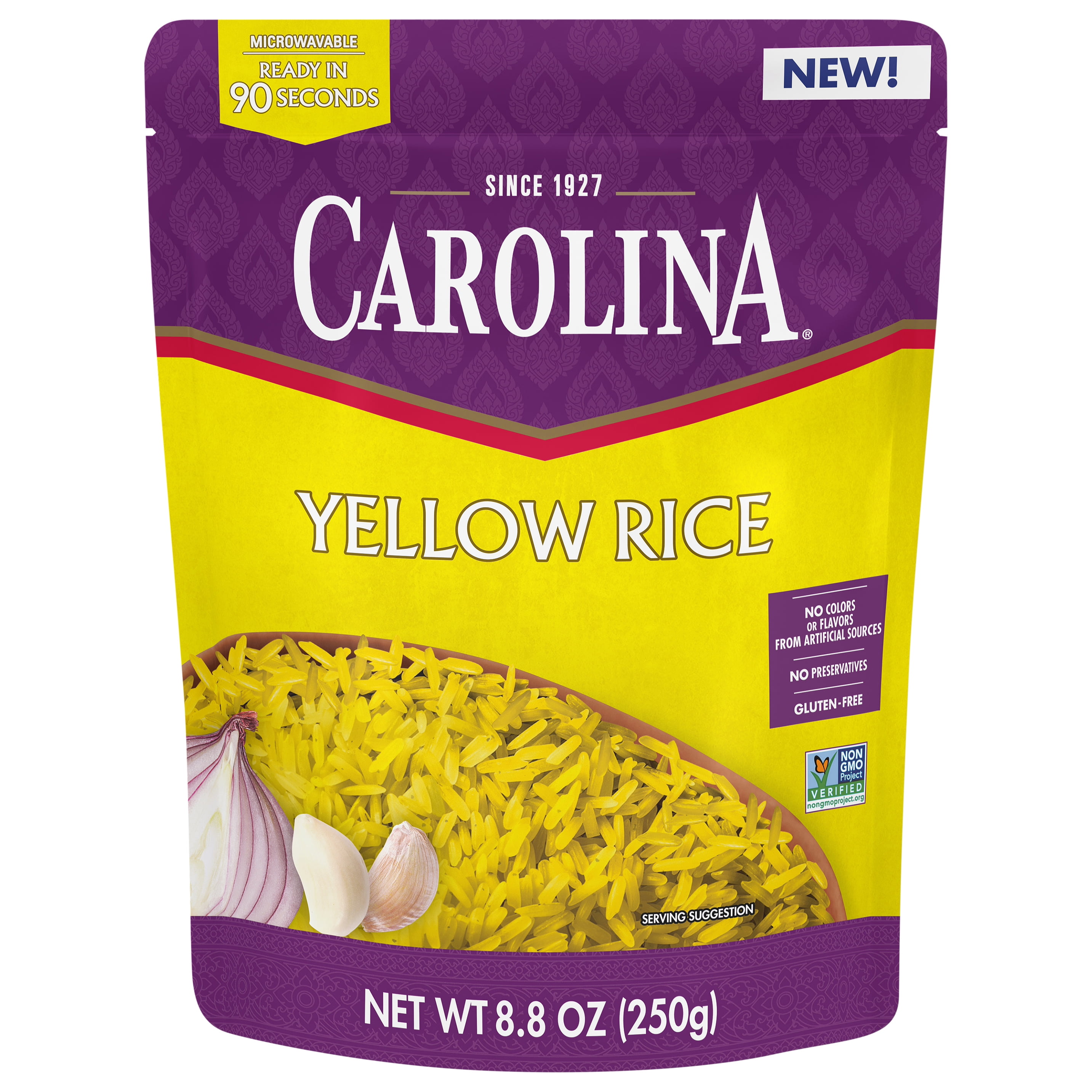 (3 pack) Carolina Yellow Rice RTS, 8.8 oz - Walmart.com