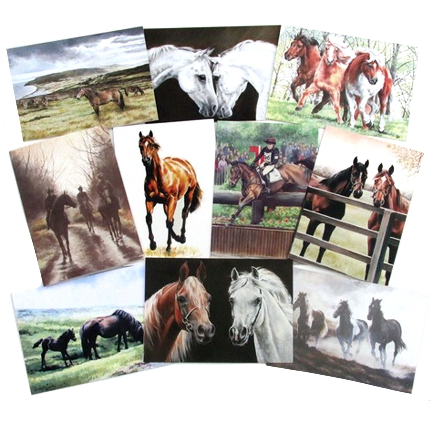 Caroline Cook Equestrian Cards (Pack of 10) - Walmart.com