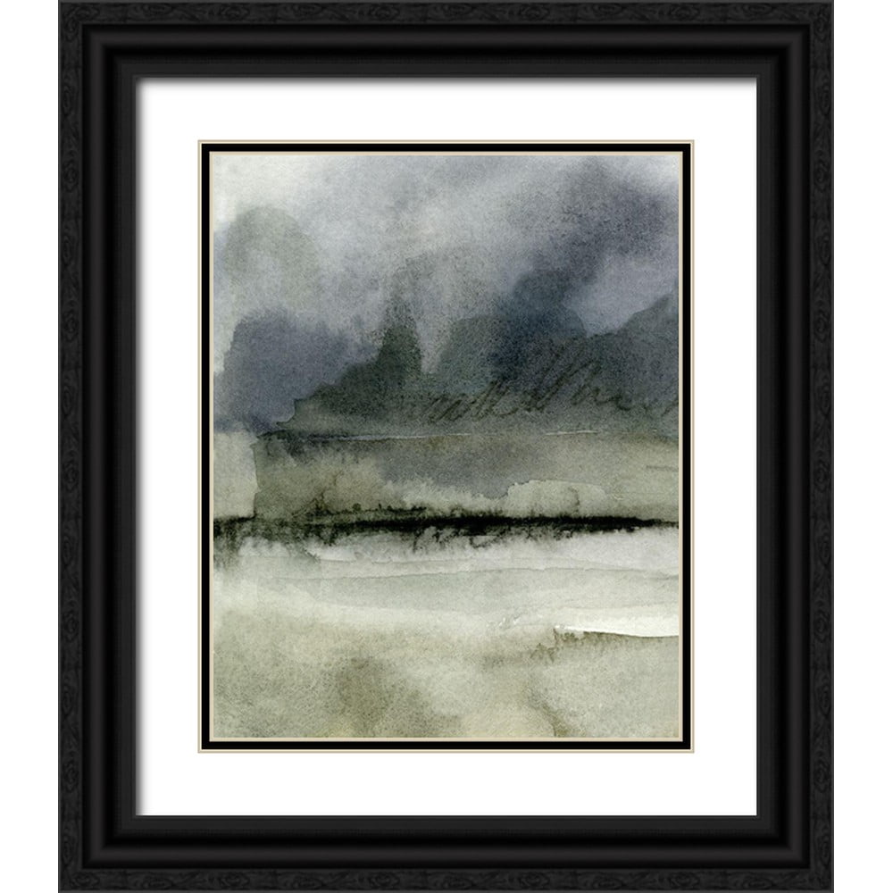 Caroline, Emma 12x14 Black Ornate Wood Framed with Double Matting ...