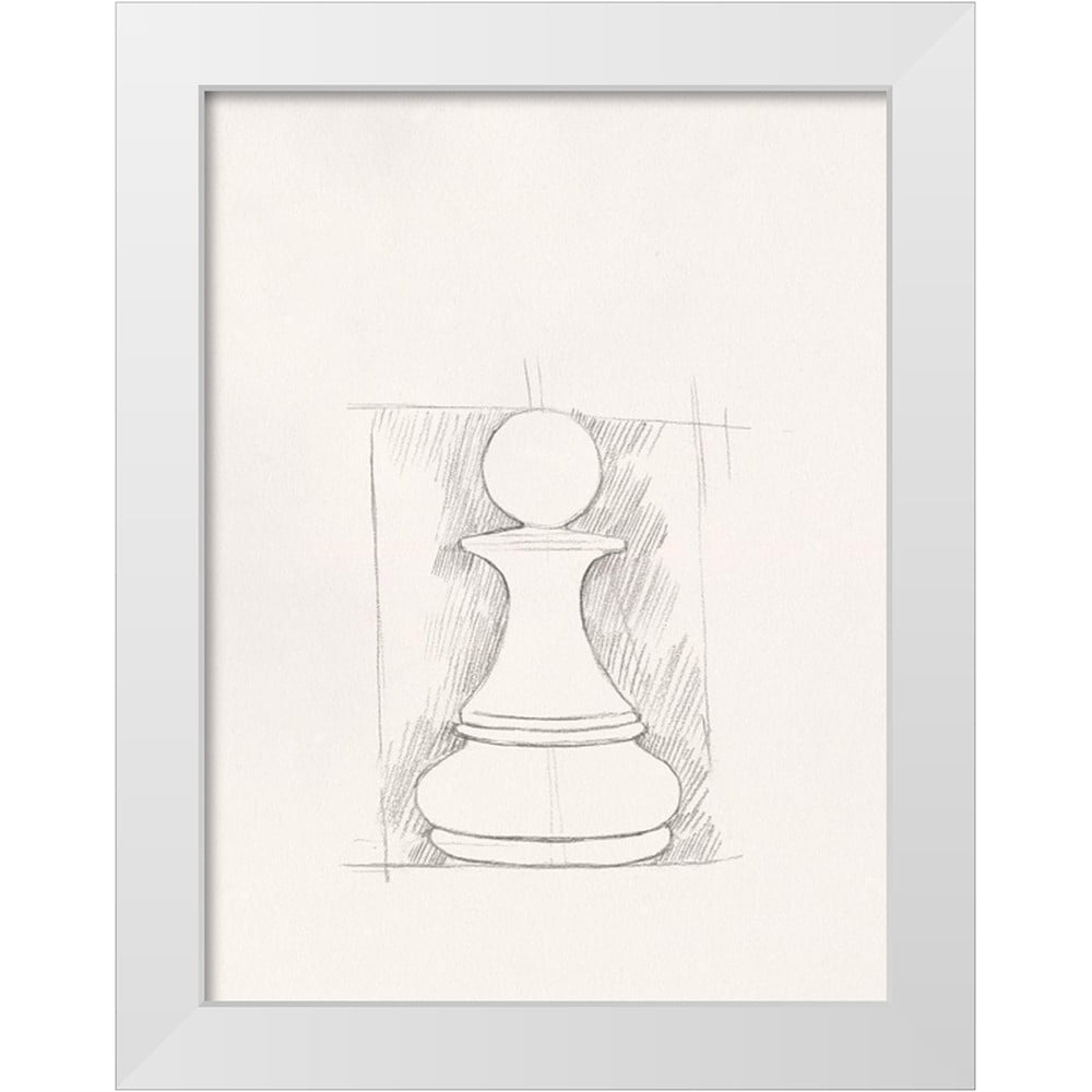 Caroline, Emma 12x14 White Modern Wood Framed Museum Art Print Titled ...
