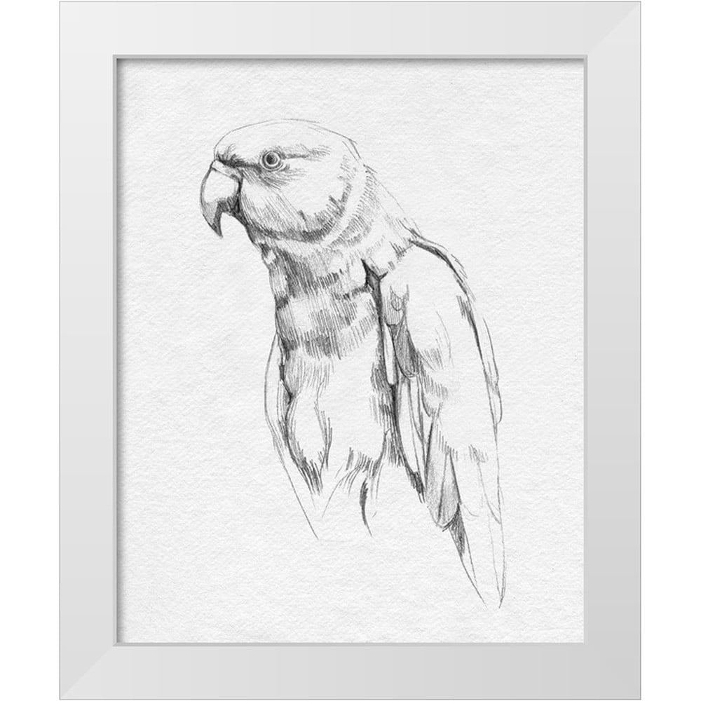 Caroline, Emma 12x14 White Modern Wood Framed Museum Art Print Titled ...