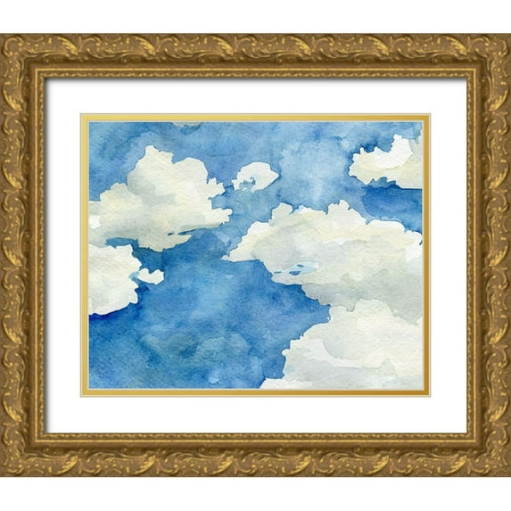 Caroline, Emma 14x12 Gold Ornate Wood Framed with Double Matting Museum ...