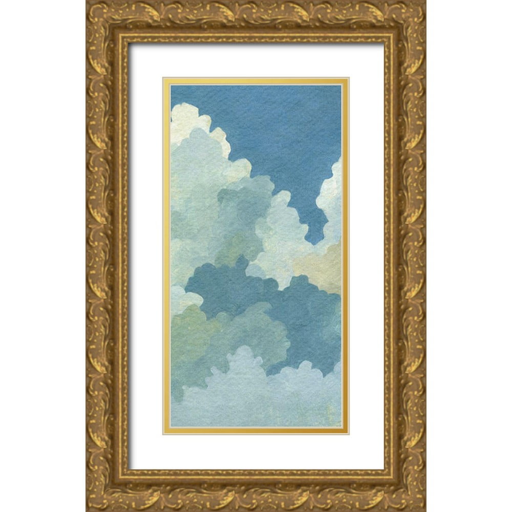 Caroline, Emma 14x24 Gold Ornate Wood Framed with Double Matting Museum ...