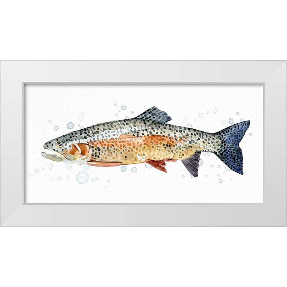 Caroline, Emma 14x9 White Modern Wood Framed Museum Art Print Titled ...