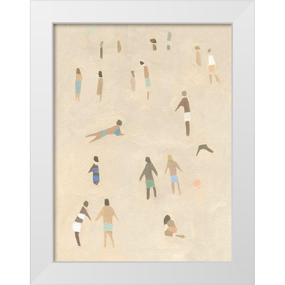 Caroline, Emma 15x18 White Modern Wood Framed Museum Art Print Titled ...