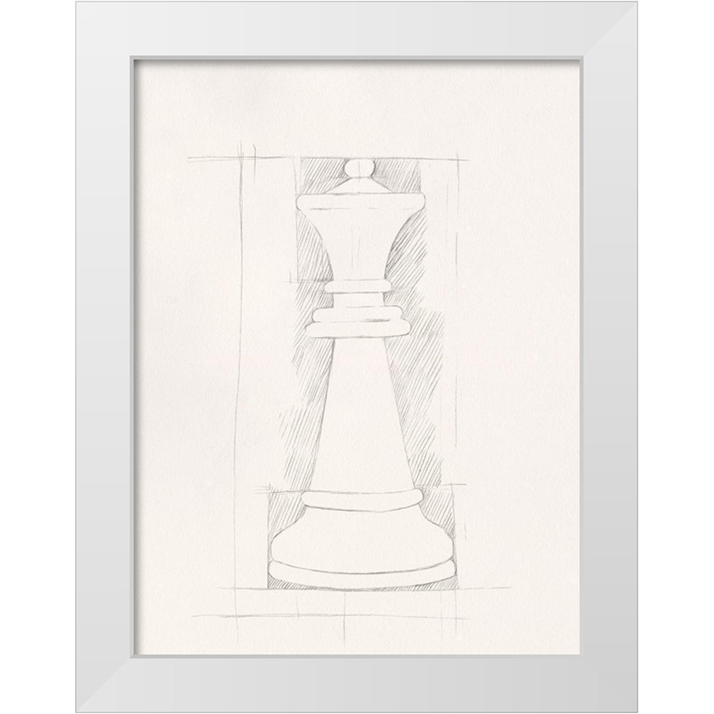 Caroline, Emma 15x18 White Modern Wood Framed Museum Art Print Titled ...