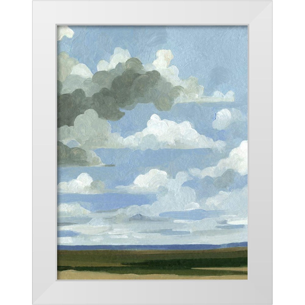 Caroline, Emma 15x18 White Modern Wood Framed Museum Art Print Titled - Great Plains Sky III ...