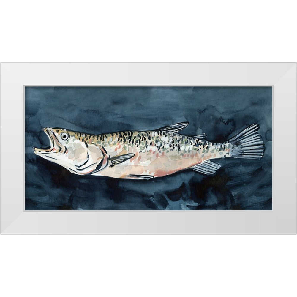 Caroline, Emma 18x11 White Modern Wood Framed Museum Art Print Titled ...