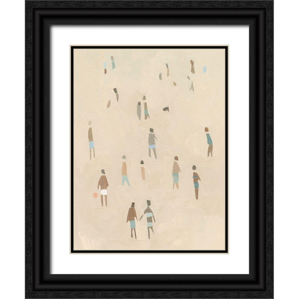 Caroline, Emma 19x24 Black Ornate Wood Framed with Double Matting ...