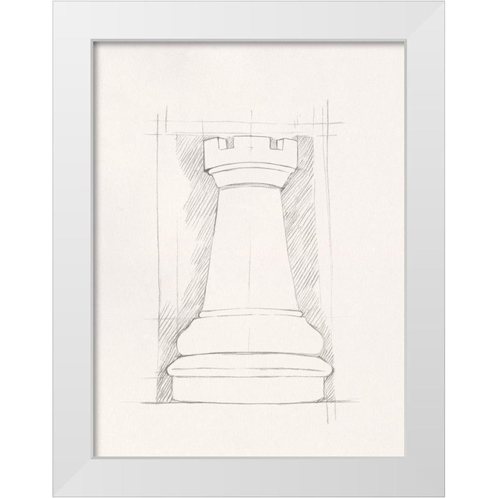 Caroline, Emma 19x24 White Modern Wood Framed Museum Art Print Titled ...