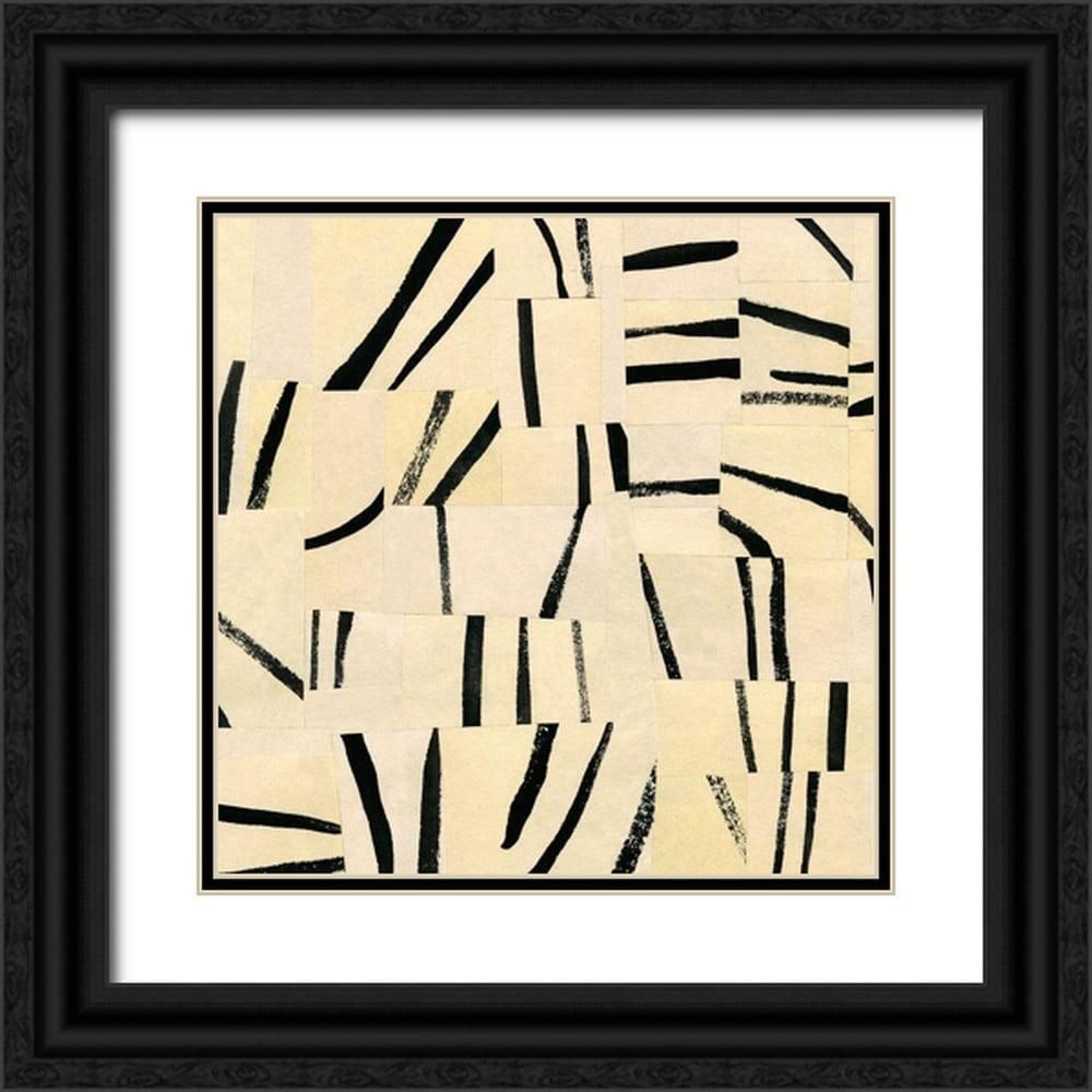 Caroline, Emma 20x20 Black Ornate Wood Framed with Double Matting ...