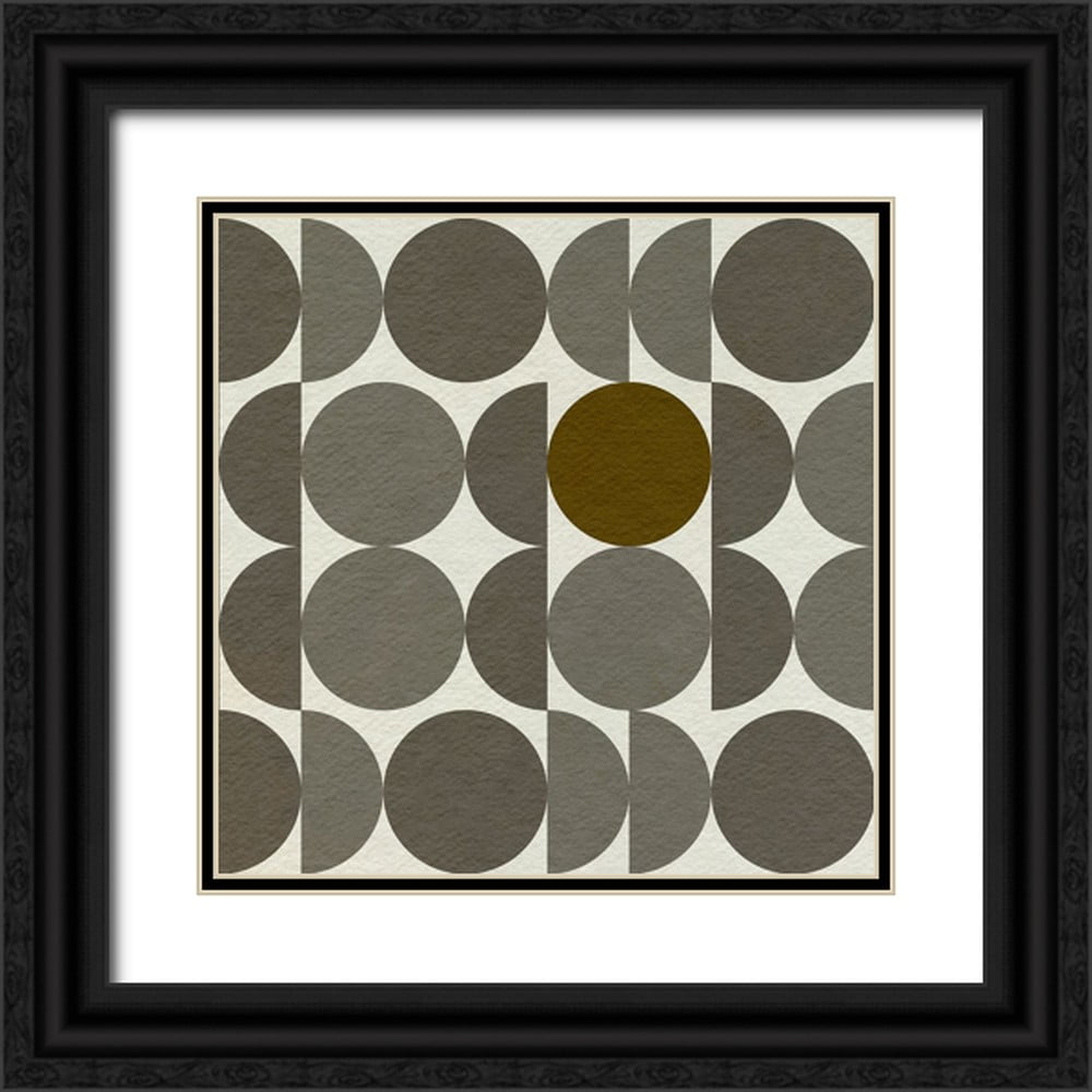 Caroline, Emma 20x20 Black Ornate Wood Framed with Double Matting ...