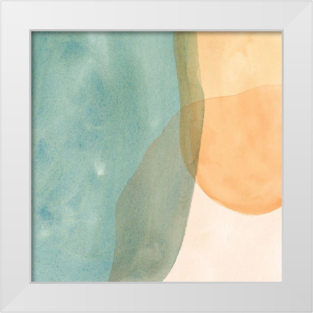 Caroline, Emma 20x20 White Modern Wood Framed Museum Art Print Titled - Pastel Color Study I ...