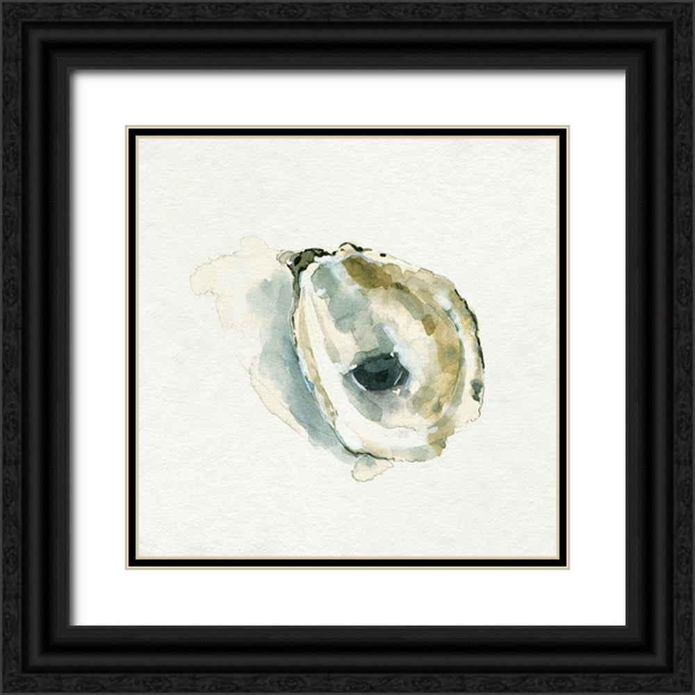 Caroline, Emma 26x26 Black Ornate Wood Framed with Double Matting ...