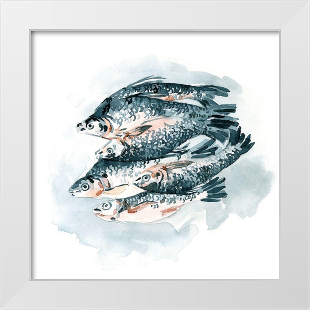 Caroline, Emma 26x26 White Modern Wood Framed Museum Art Print Titled ...