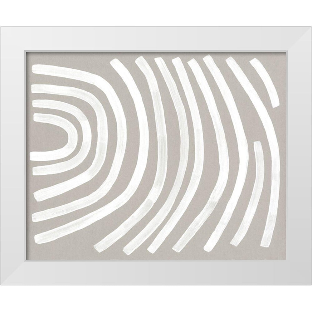 Caroline, Emma 32x26 White Modern Wood Framed Museum Art Print Titled ...