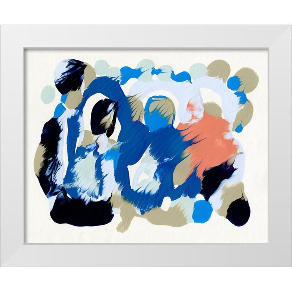 Caroline, Emma 32x26 White Modern Wood Framed Museum Art Print Titled ...
