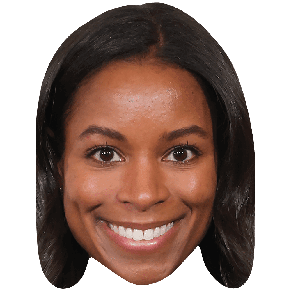 Caroline Harris (Smile) Celebrity Mask, Flat Card Face, Fancy Dress ...