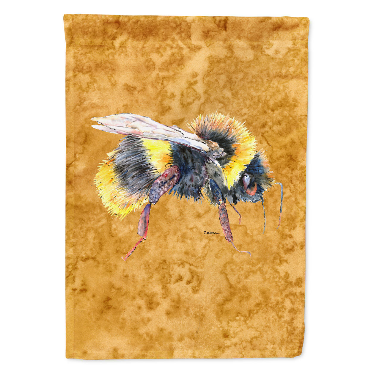 Caroline's Treasures 8850-FLAG-PARENT Bee on Gold Flag, , multicolor ...
