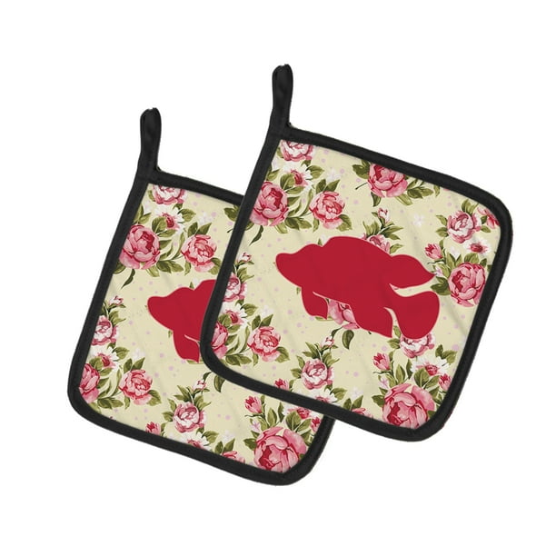 Caroline's Treasures BB1013-RS-YW-PTHD Fish - Tropical Fish Shabby Chic ...