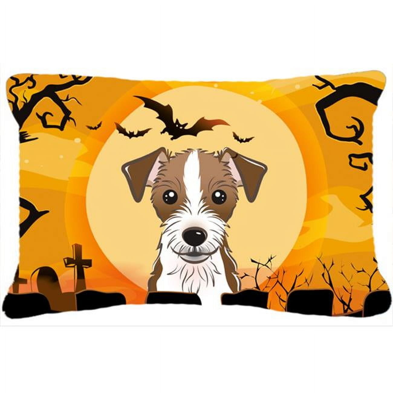Caroline's Treasures BB1760PW1216 Halloween Jack Russell Terrier Canvas ...
