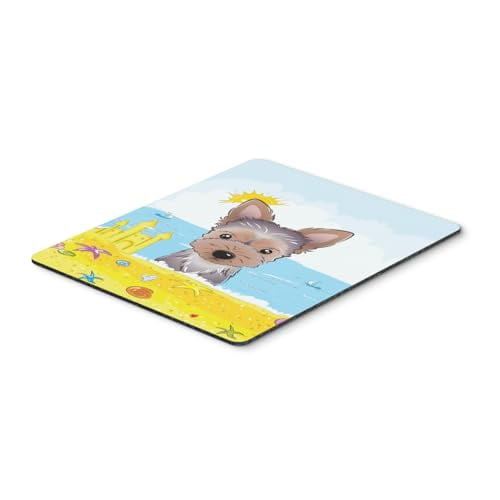 Caroline's Treasures BB2100MP Yorkie Puppy Summer Beach Mouse Pad, Hot ...