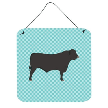 Checkerboard Blue Black Labrador Wall or Door Hanging Prints - Walmart.com