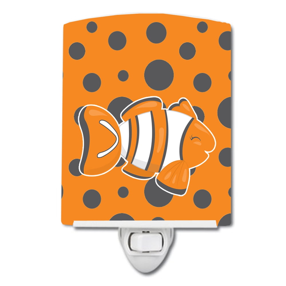 Caroline's Treasures BB8951CNL Fish Clown Fish Ceramic Night Light ...
